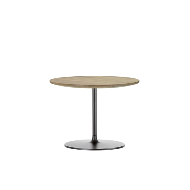 Vitra Occasional Low Table Ø35 Smoked Oak/Chocolate