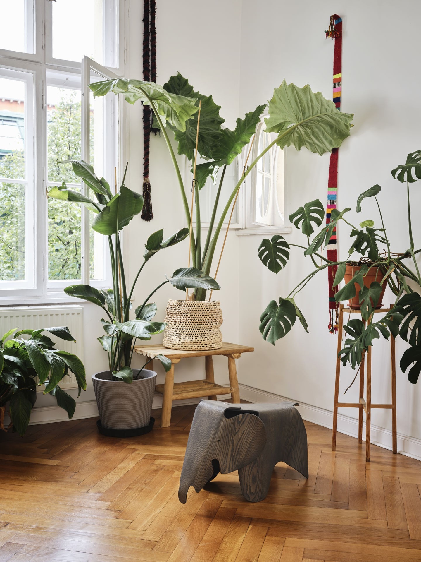 Eames Elephant Stool Large Gray Ash from Vitra - Free Shipping!