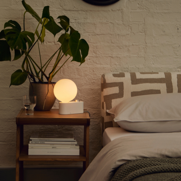 Tala Alumina Table Lamp White M. Sphere IV | AndLight