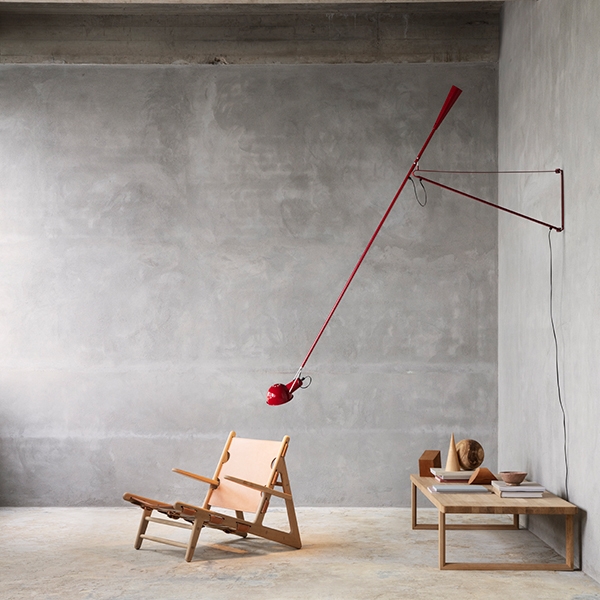 Flos 265 Wall Lamp Red | AndLight