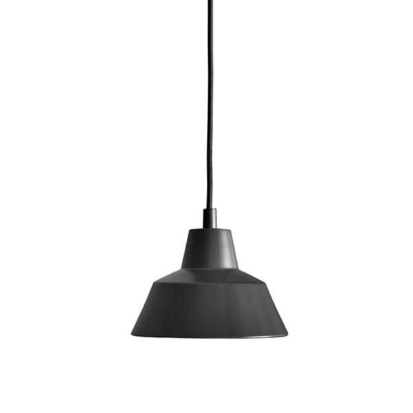 Made By Hand Workshop Lamp Pendant Mat Black W1 | AndLight