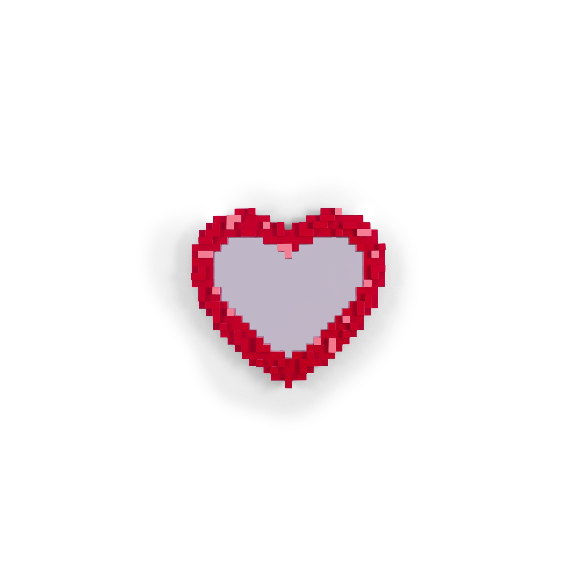 Seletti Pixel Heart Mirror Red | AndLight