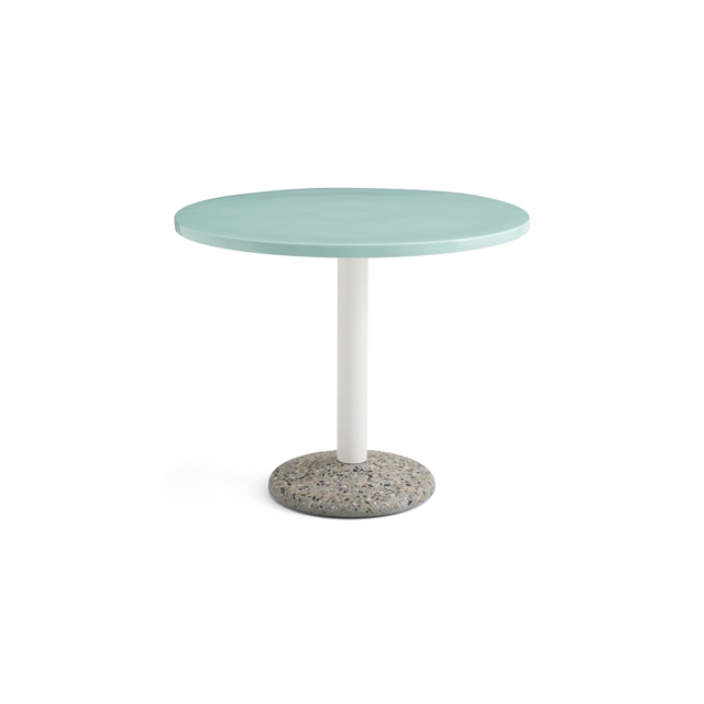 HAY Ceramic Dining Table Ø90 Light Mint | AndLight