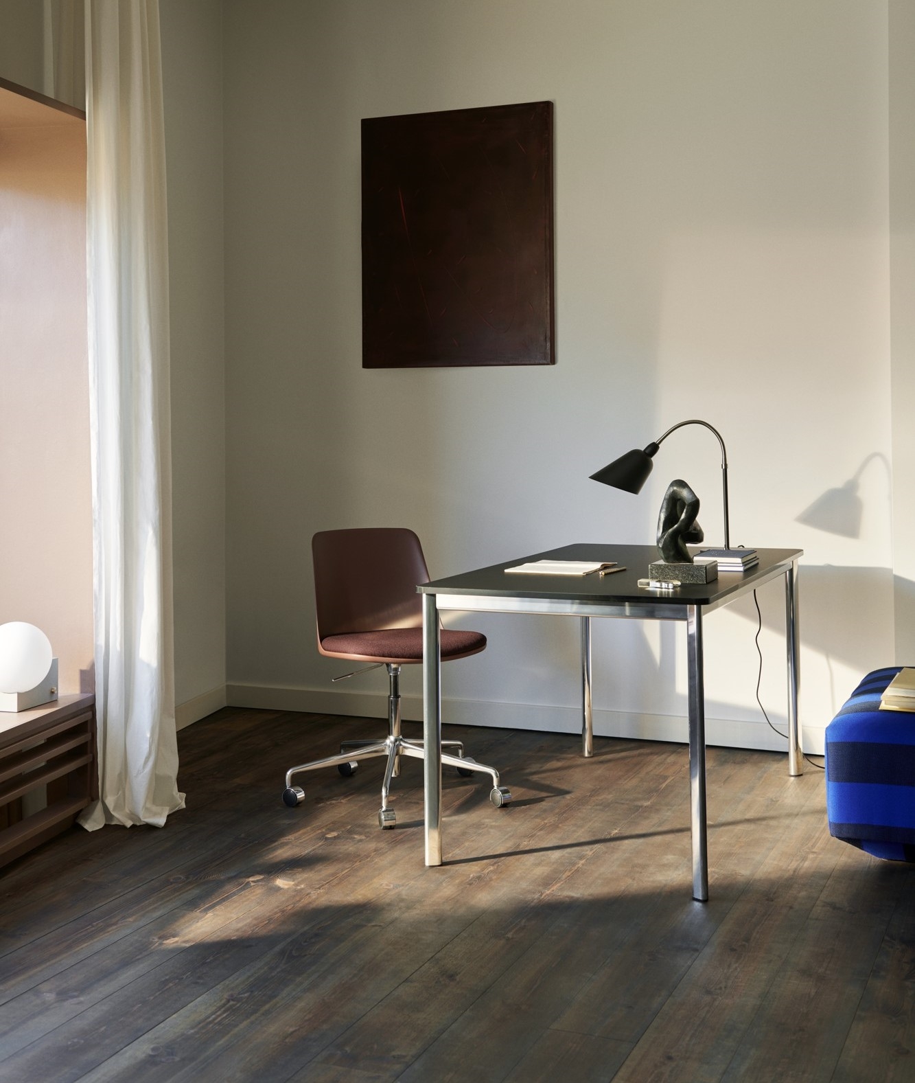 Drip HW58 Table Black/ Polished Aluminum from &Tradition - Free shipping!