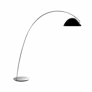 Estiluz Pluma Floor Lamp Black | AndLight
