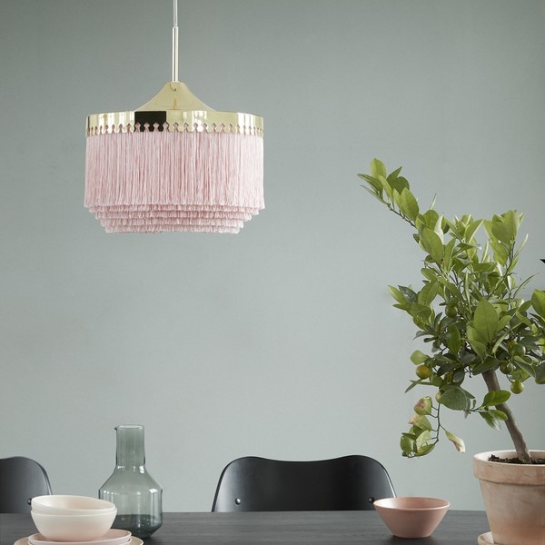 Fringe Pendant Ø30 Pale Pink From | AndLight